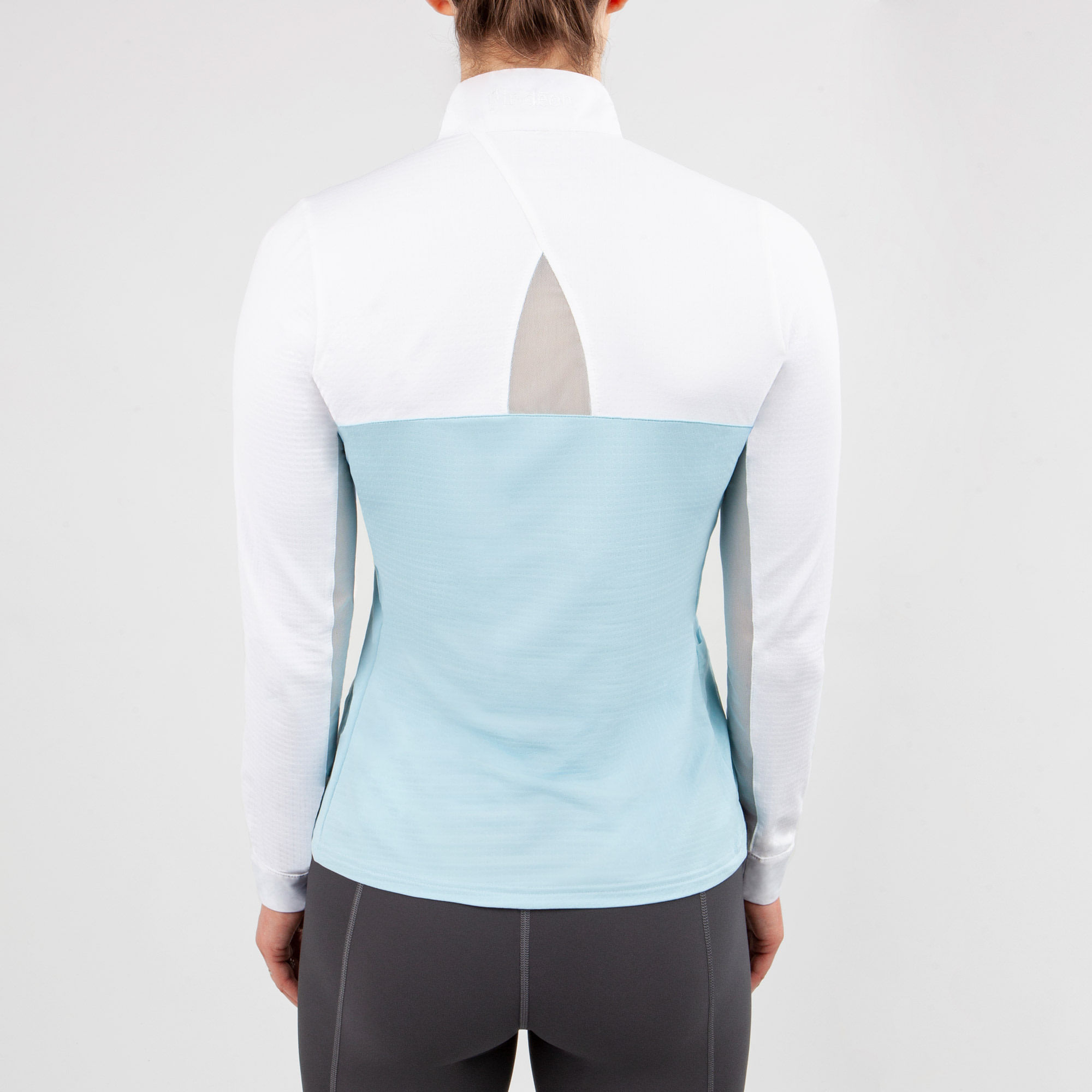 Irideon Women's Ciara IceFil Show Shirt - White/Energy Blue - Irideon ...