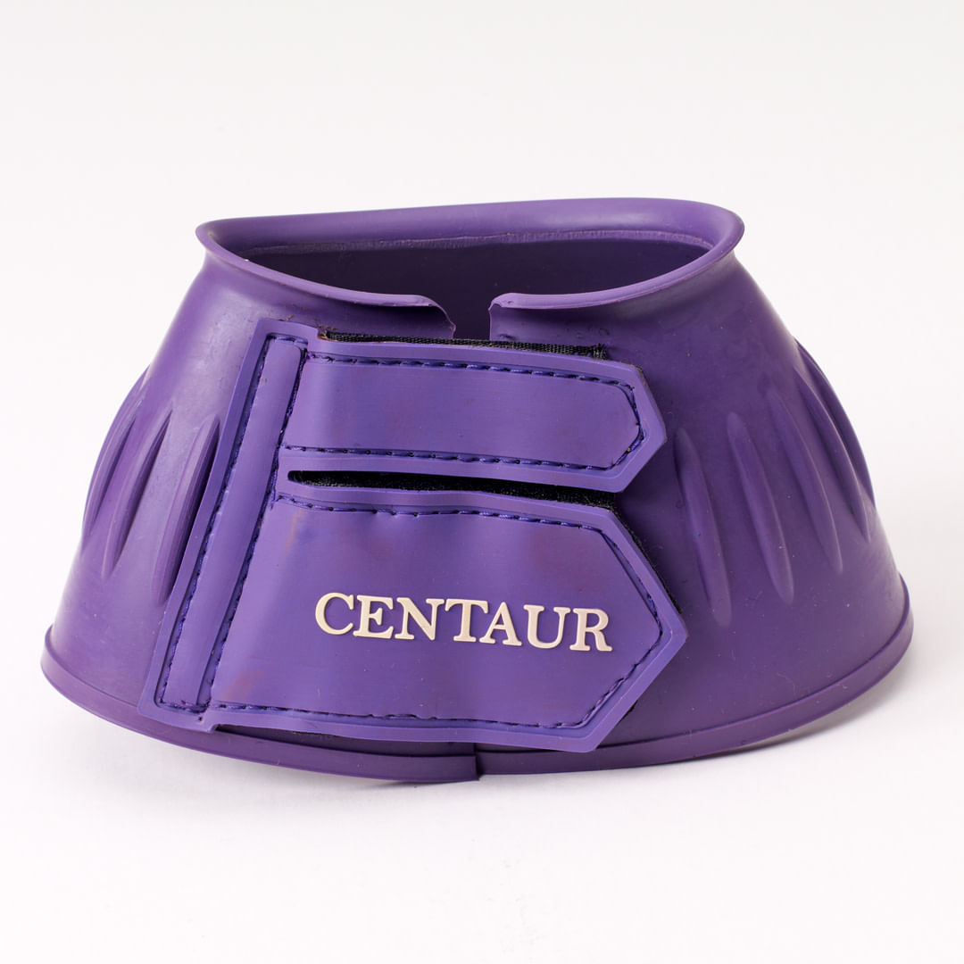 Centaur EcoPure Thick Rib Hook and Loop Bell Boots - Amethyst - Centaur ...