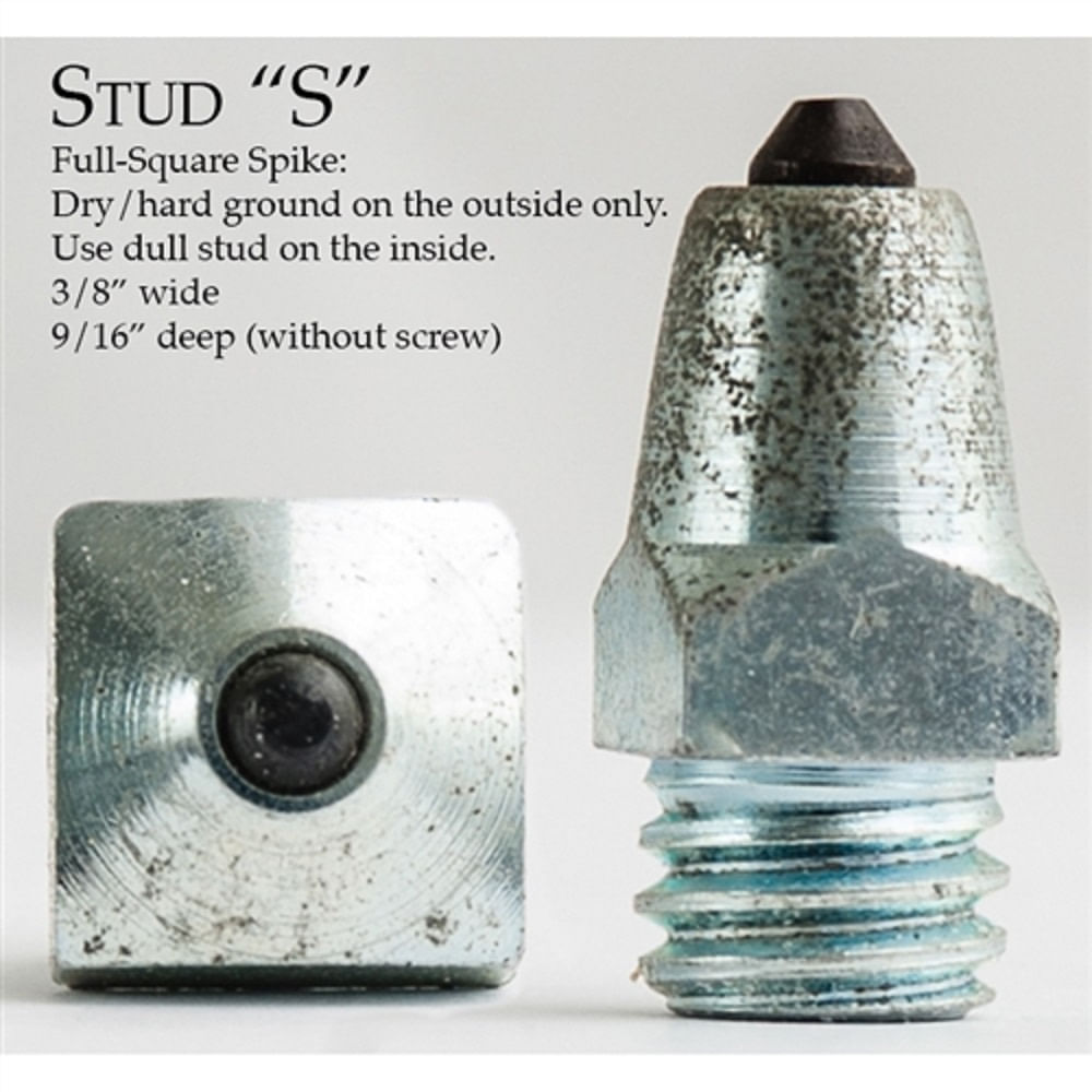 Nunn Finer Full-Square Spike Studs (S) - Nunn Finer-60S-None - Bit of ...