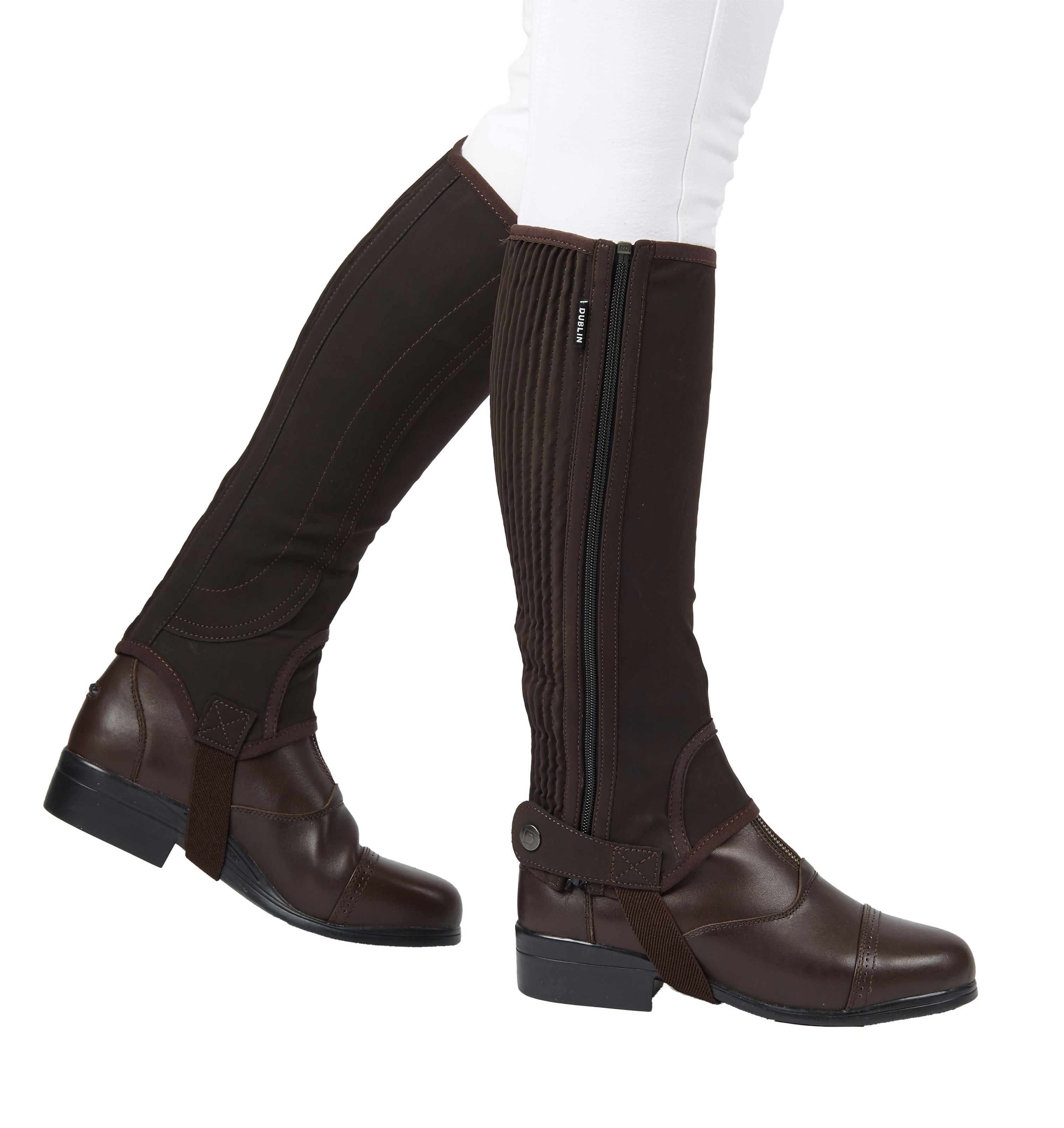 Dublin Easy-Care Half Chaps II - Brown - Dublin-BNX100881-Brown - Bit ...