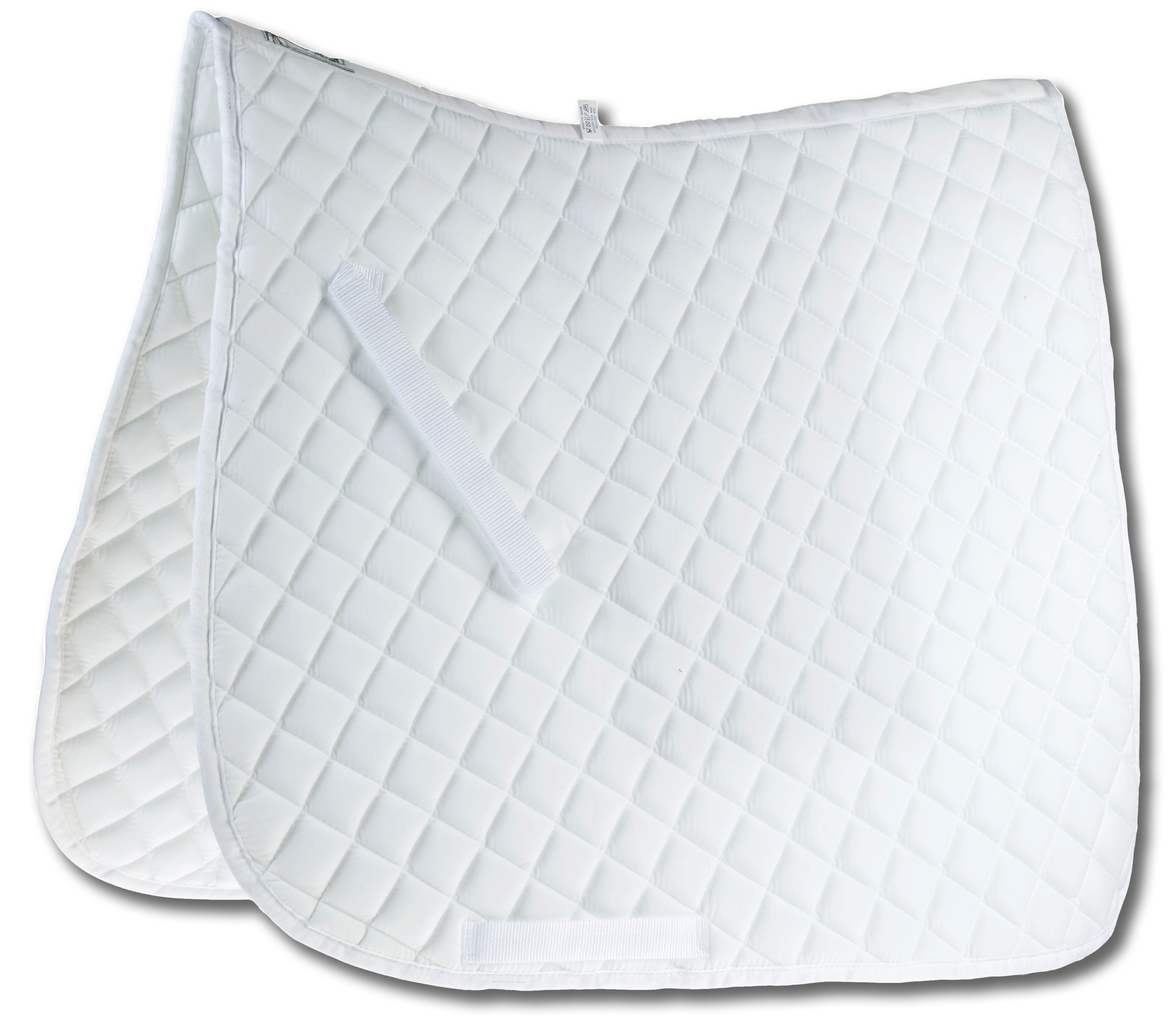 Roma Economy Dressage Saddle Pad - White - Roma-BNX100112-White - Bit ...