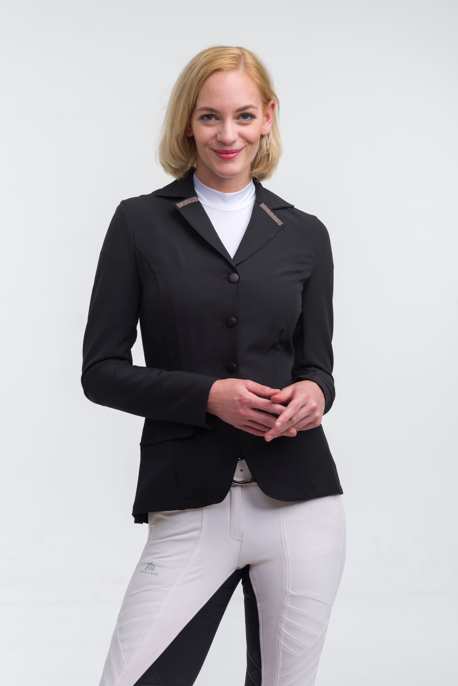 Cavalliera Women's Rose Gold Purity Show Jacket - Black - Cavalliera ...