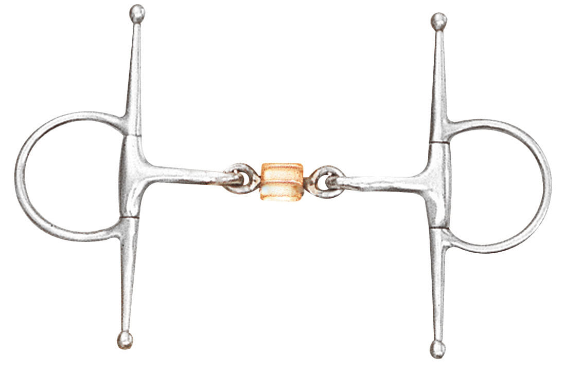 Centaur Double Jointed Copper Roller Eggbutt Full Cheek - Centaur ...