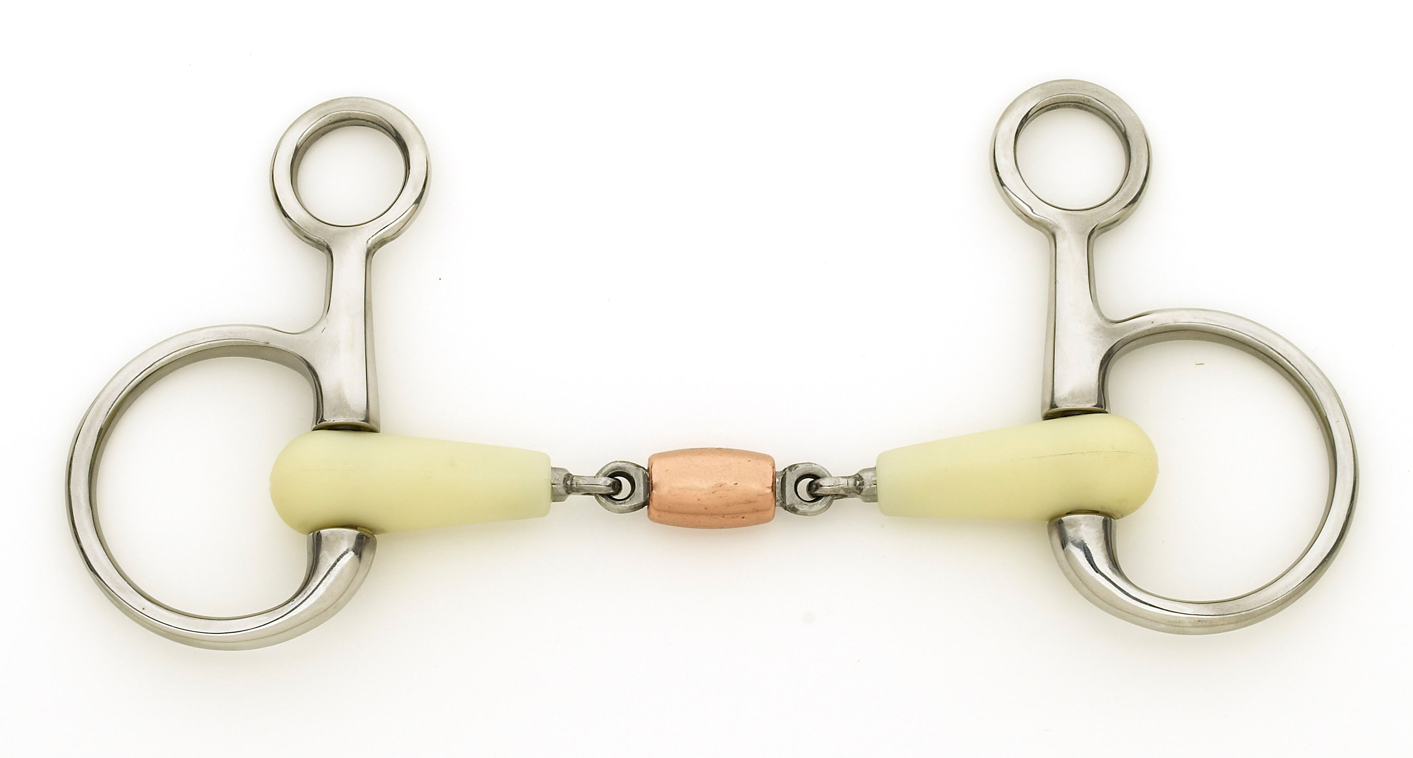 Happy Mouth Bits Double Jointed Copper Roller Baucher - Happy Mouth ...