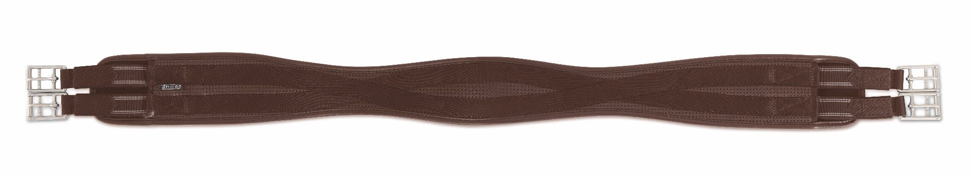 Shires Anti-Chafe Contour Girth w/Elastic - Brown - Shires-480-BROWN ...