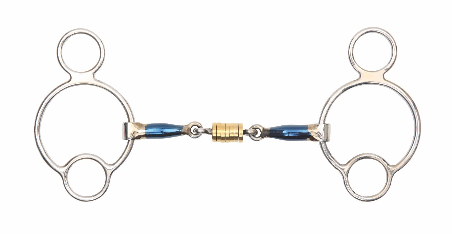 Shires Universal Bit w/Roller Link - Blue Sweet Iron - Shires-6339 ...