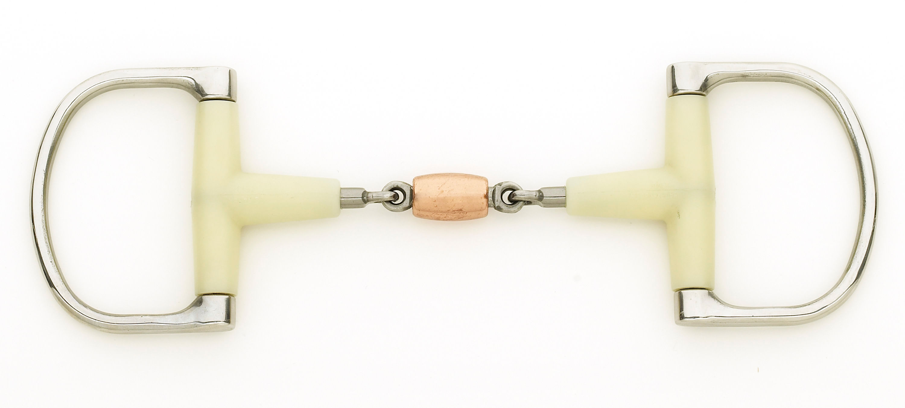 Happy Mouth Bits Double Jointed Copper Roller Racing Dee - Happy Mouth ...