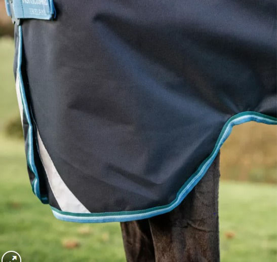 Amigo Bravo 12 Plus Disc Closure Turnout Bundle - Navy/Turquoise/Aqua ...