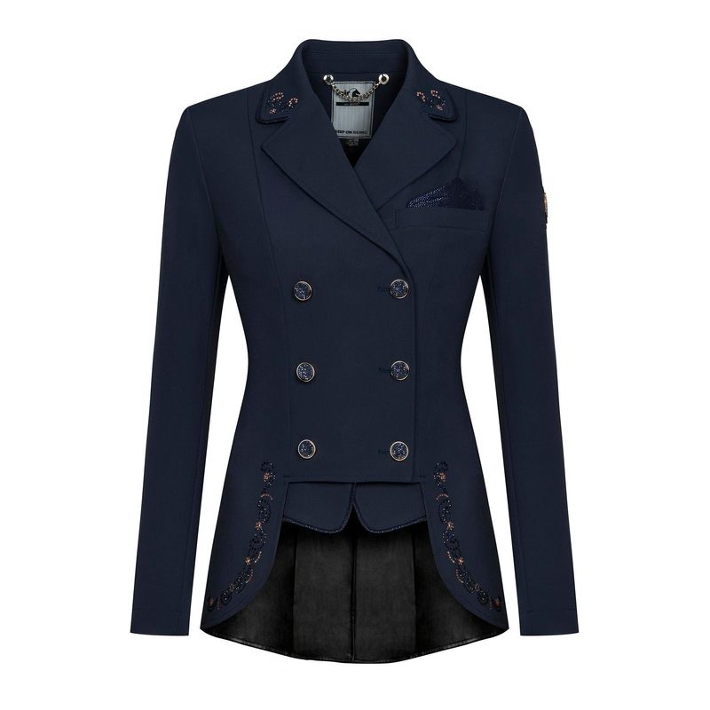 Fair Play Women's Lexim RoseGold Dressage Short Tailcoat - Navy - Fair ...