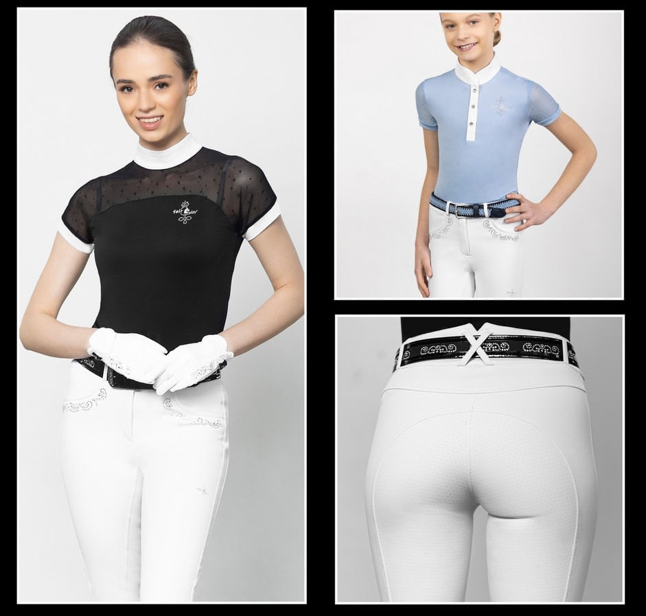 Fair Play Kids' Daisy Chic Full Seat Breeches - Navy - Fair Play-7575K ...