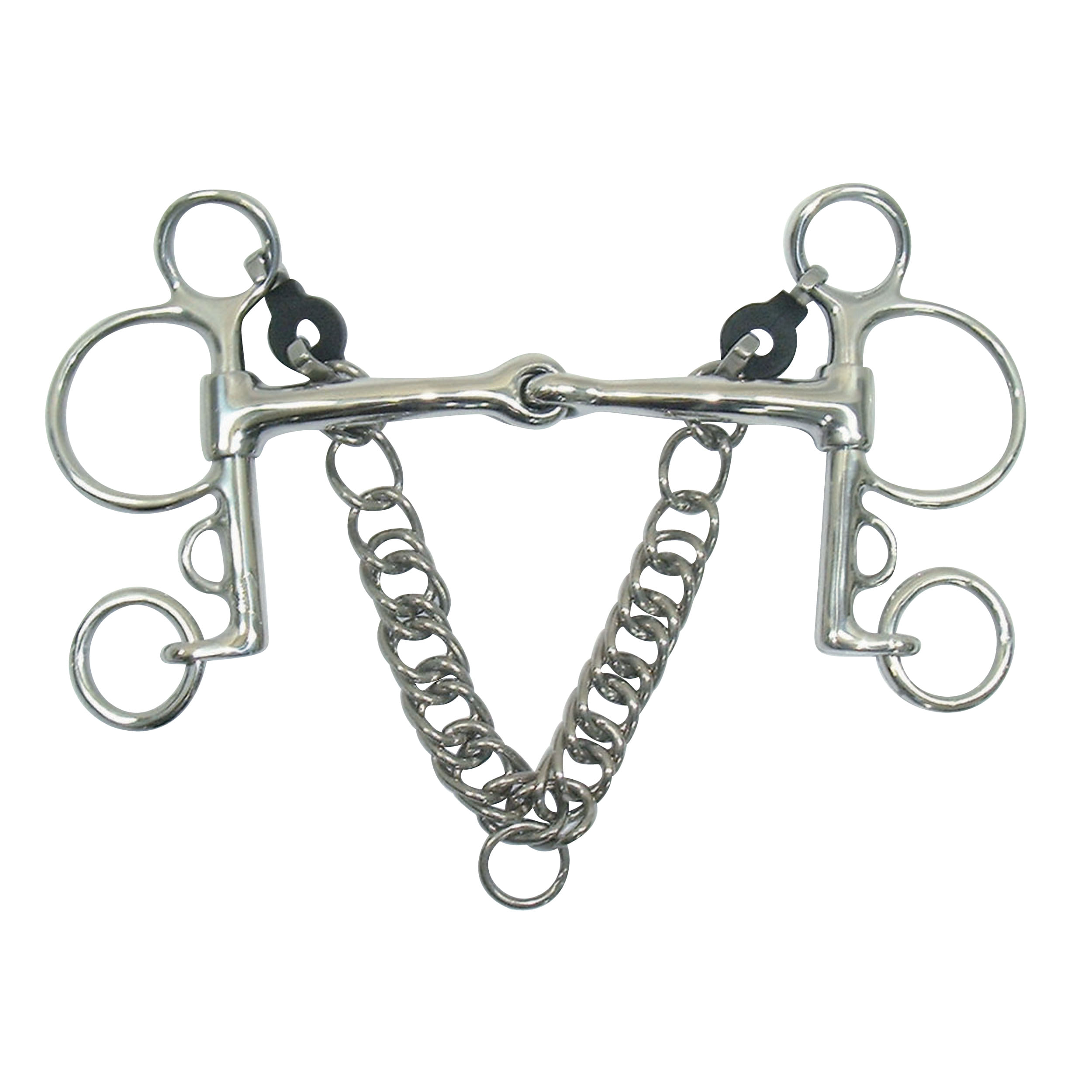 Metalab Magic Jointed Mouth Pelham Bit - Metalab-462152-Stainless Steel ...