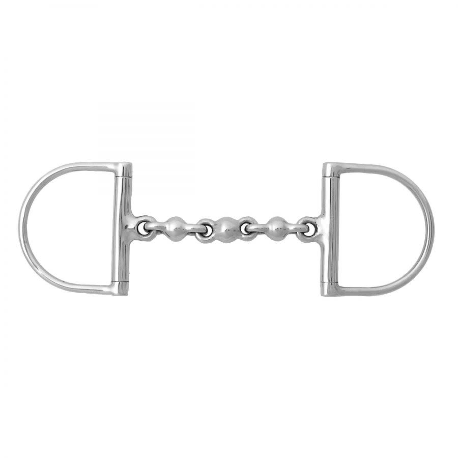 Korsteel Stainless Steel Waterford Hunter Dee Ring Snaffle Bit ...