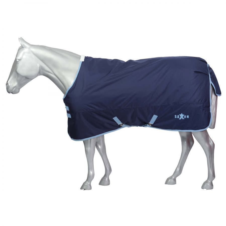 Saxon 600D with Gusset Standard Neck Medium II Turnout - Navy/White ...