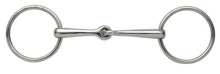 Shires Jointed Mouth Snaffle Bit - Shires-6314-S/STEEL - Bit of Britain