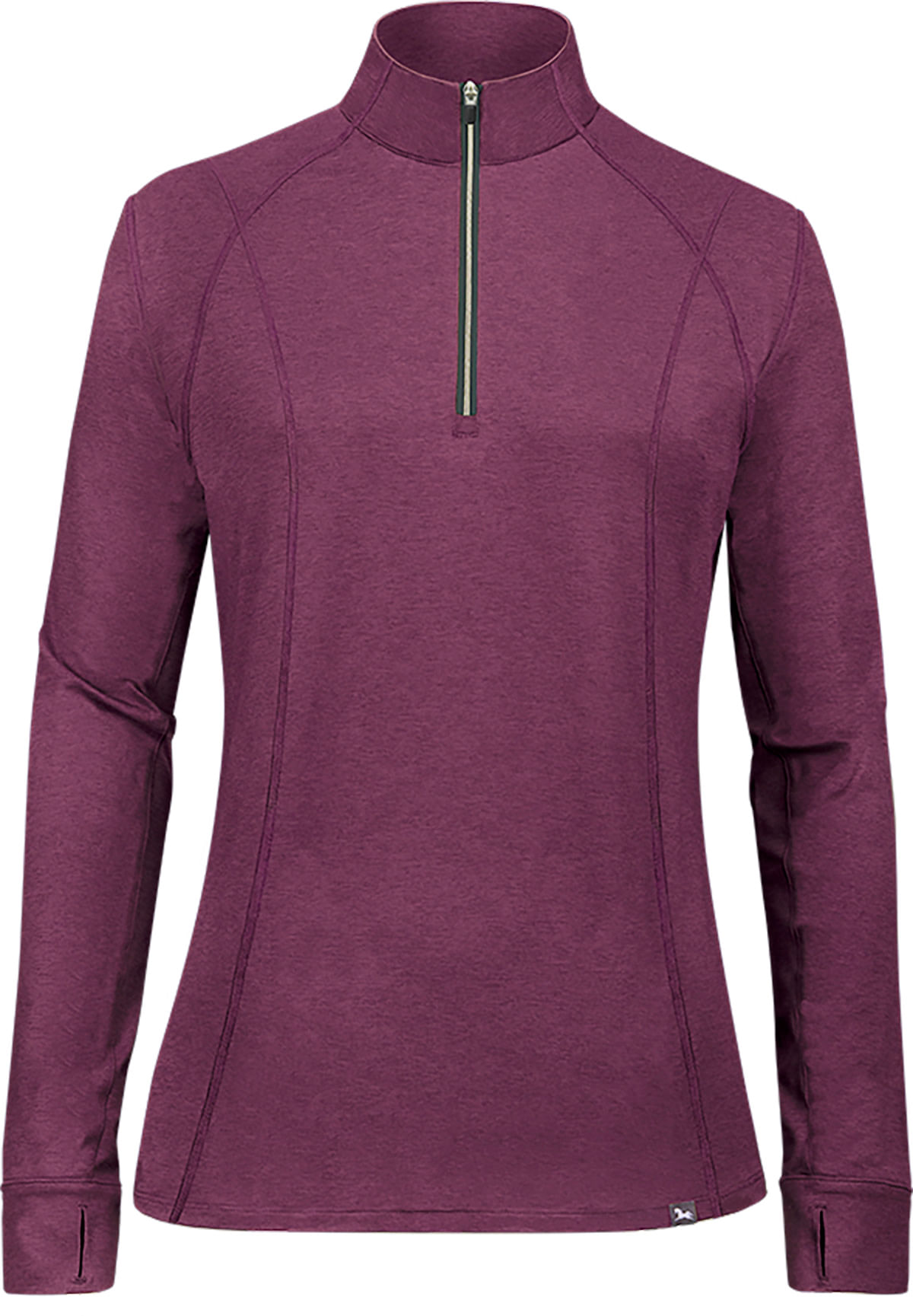 RJ Classics Kids' Logan Jr Zip Tech Shirt - Amaranth Heather - RJ ...