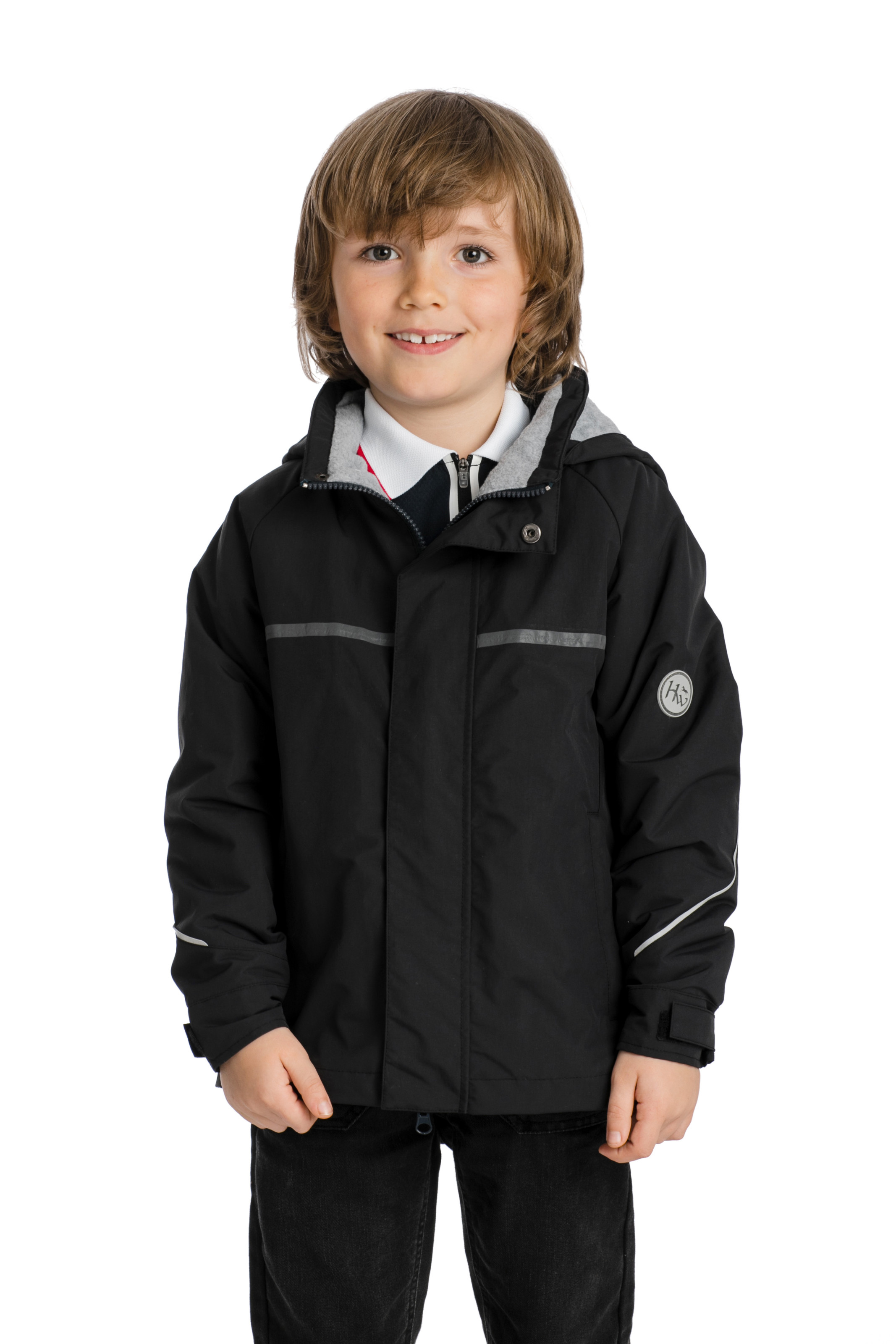 READY TO SHIP: Kids' Eco Tech Jacket - 5-6 years - Black - Bit of Britain