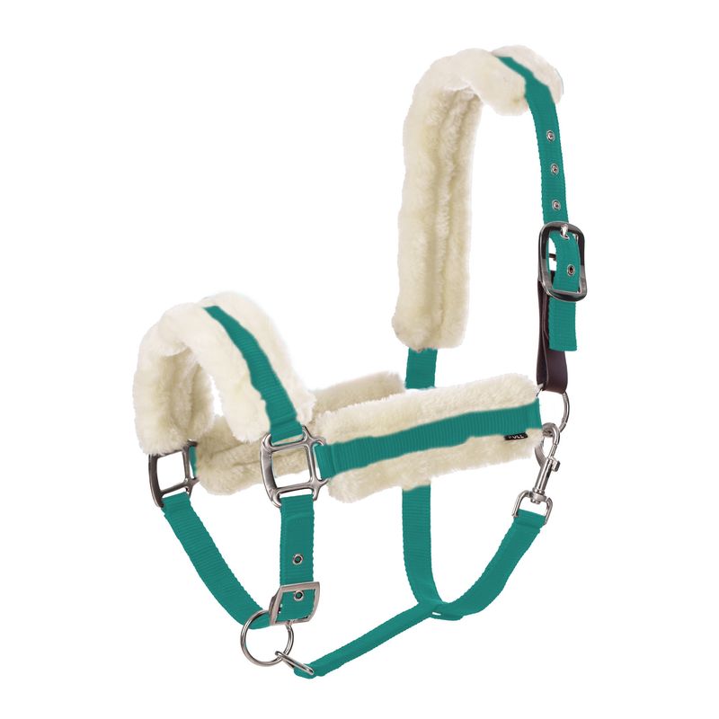 Equinavia Valkyrie Ultra Fleece Breakaway Halter - Turquoise/White ...