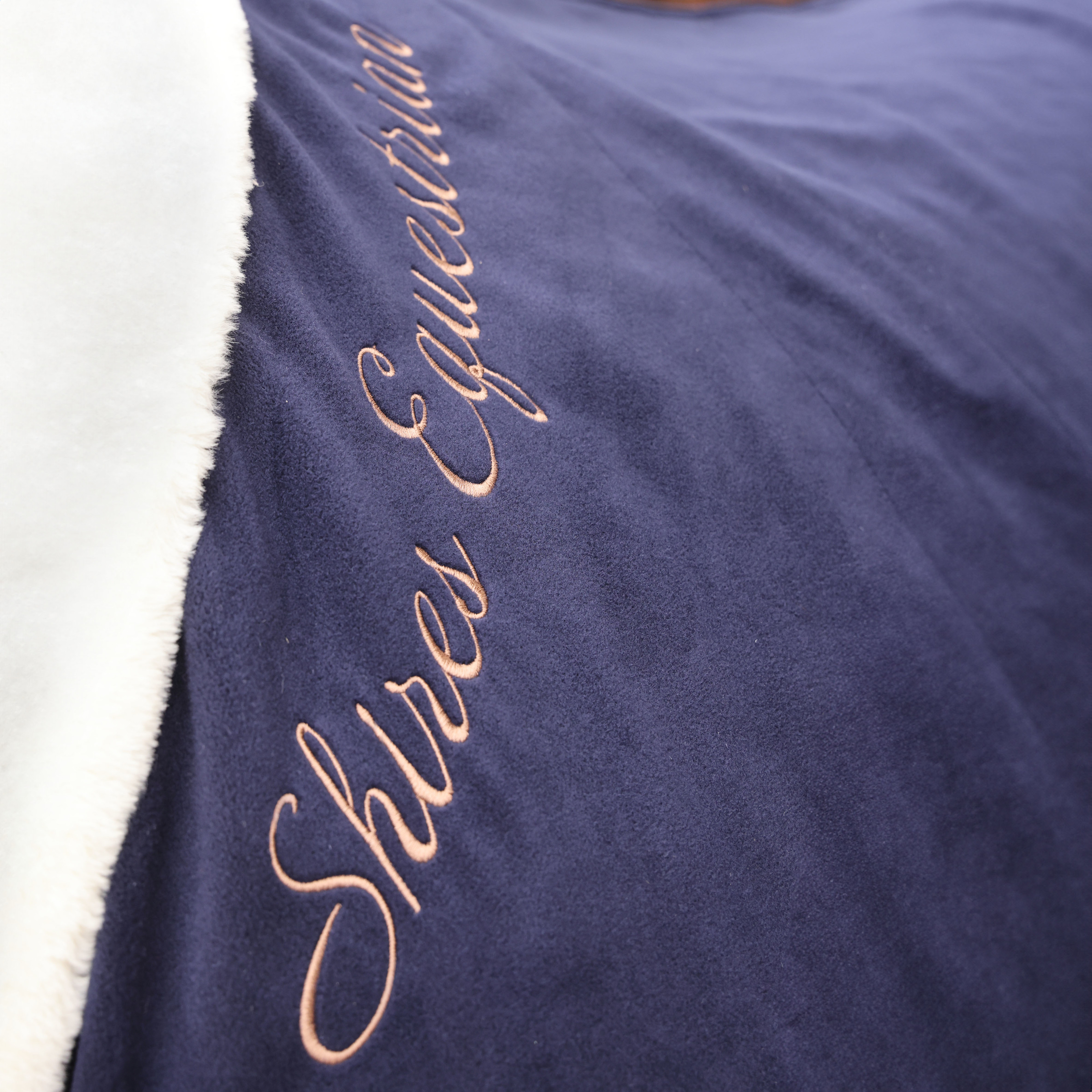 Shires Deluxe Fleece Rug - Navy - Shires-10227-NAVY - Bit of Britain