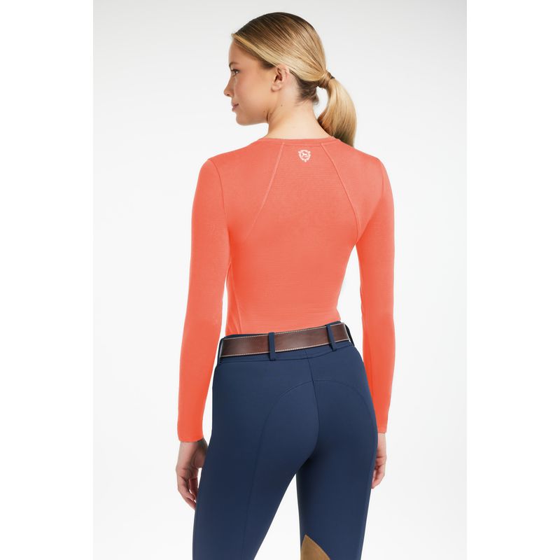 RJ Classics Women's Jordyn Long Sleeve Shirt - Sunset Coral - RJ ...