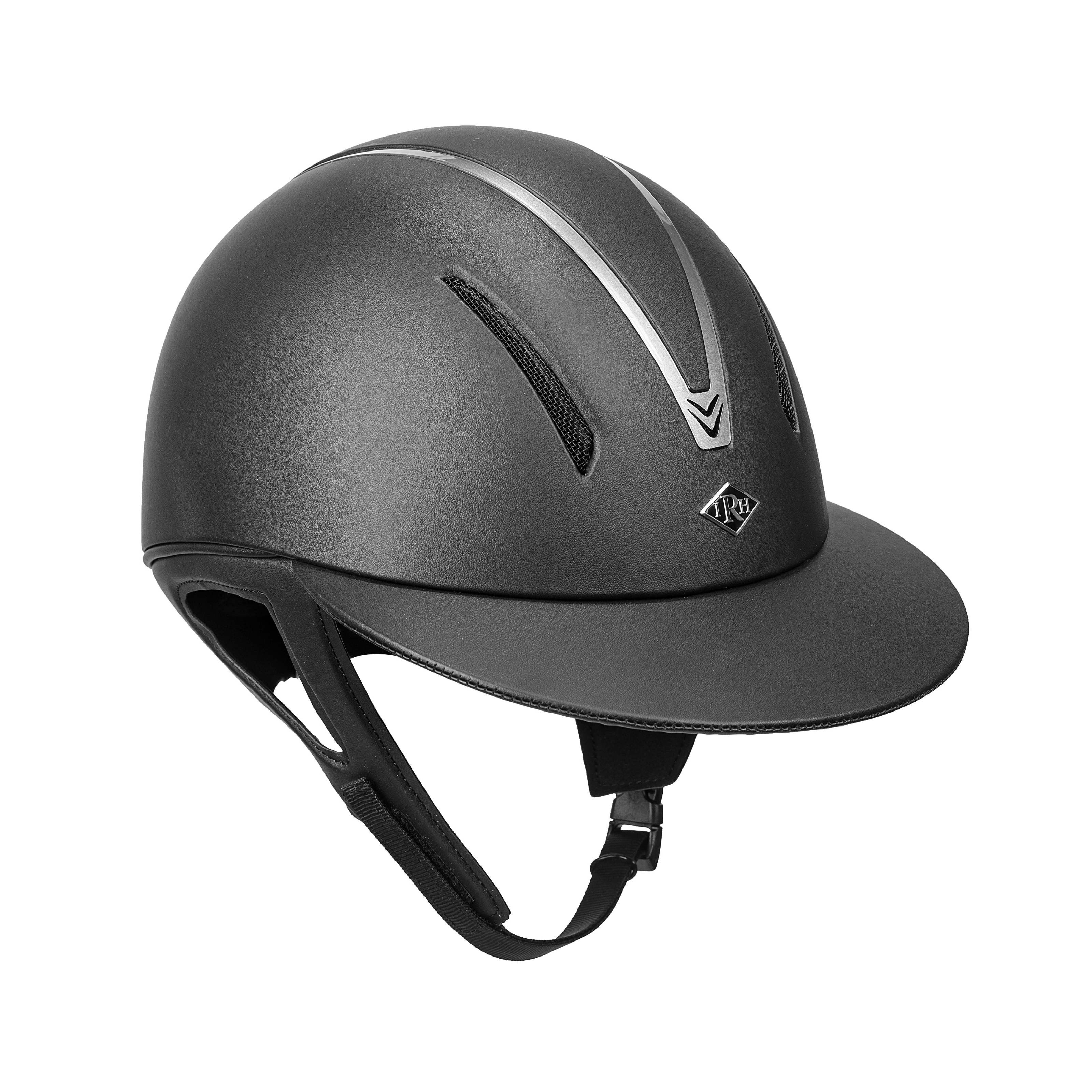 IRH F1 Wide Brim Helmet - Black Leather/Gloss Black - IRH-WBF1-Black ...
