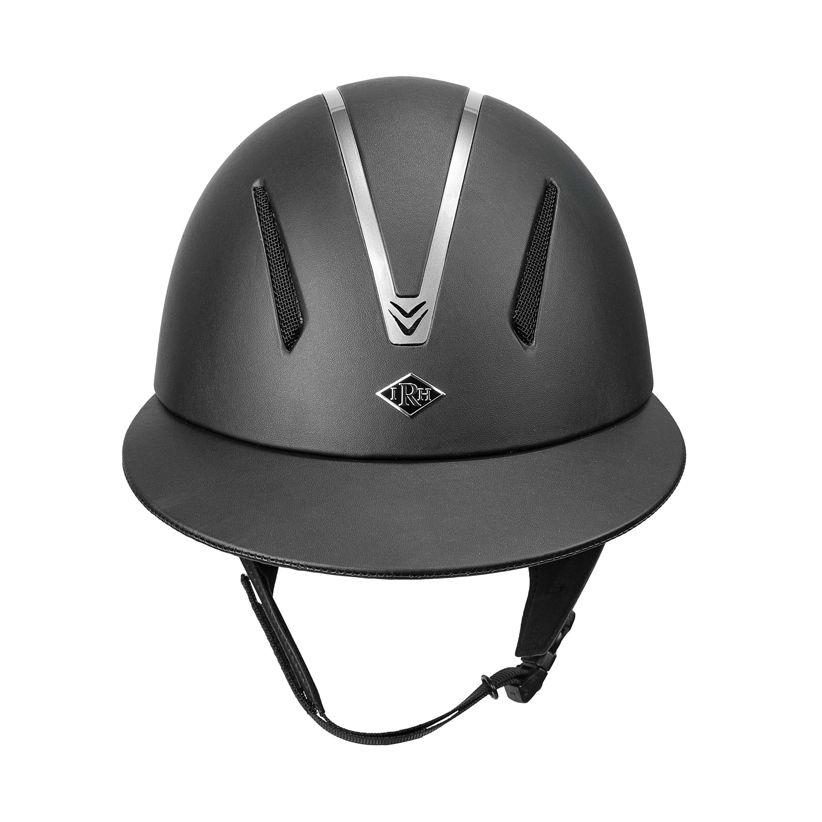 IRH F1 Wide Brim Helmet - Black Leather/Gloss Black - IRH-WBF1-Black ...