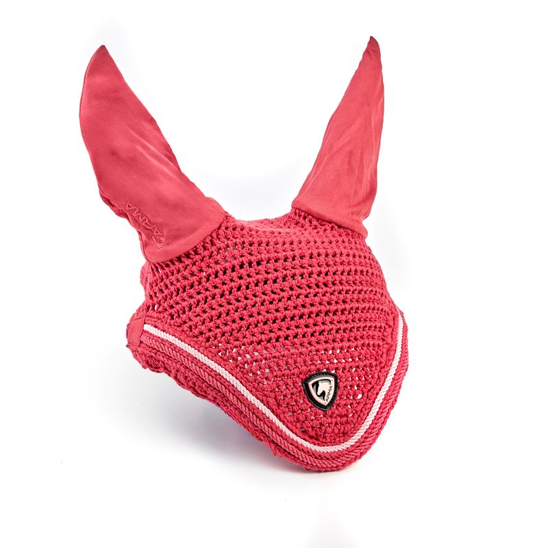 Shires ARMA Ear Bonnet - Coral - ARMA-10148-CORAL - Bit of Britain