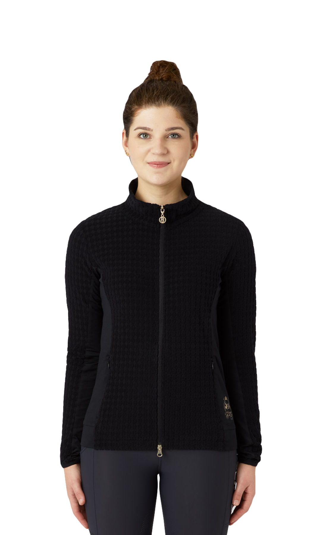B Vertigo Women's Darcey Breathable Mesh and Fleece Jacket - Anthracite ...