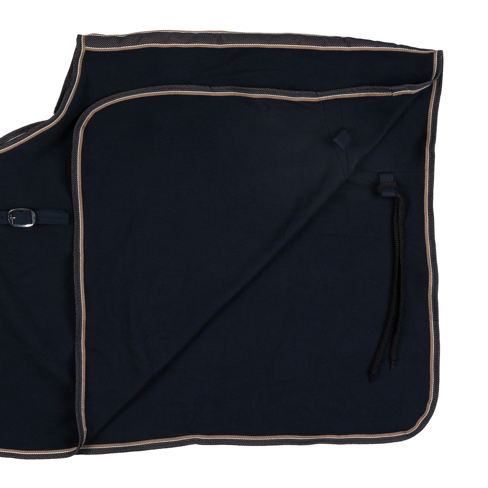 Horze Kiel Fleece Quarter Sheet - Dark Navy - Horze-24362-VDB - Bit of ...