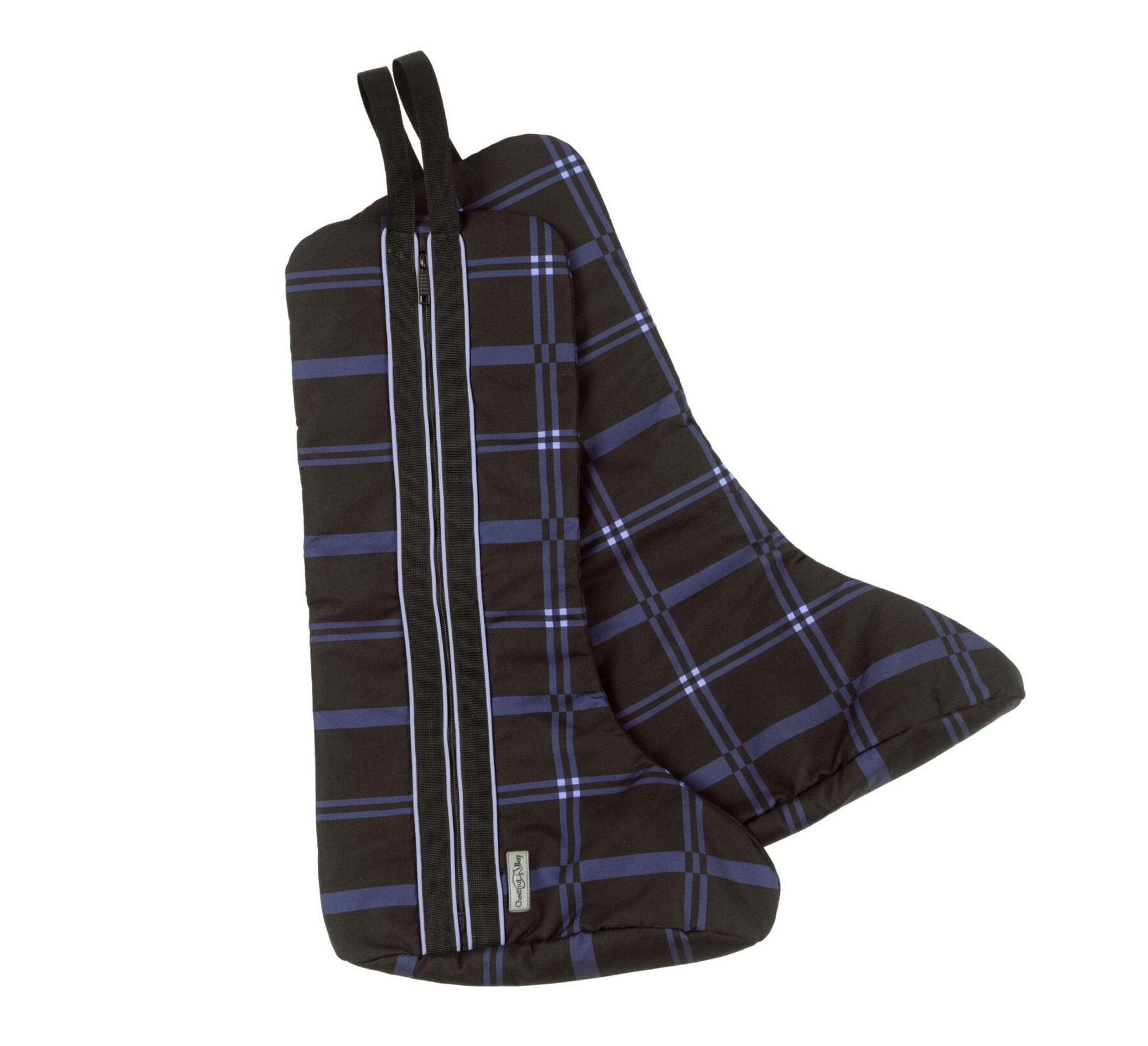 Chestnut Bay Quilted Lined Boot Bag - Bluenote Plaid - Chestnut Bay ...