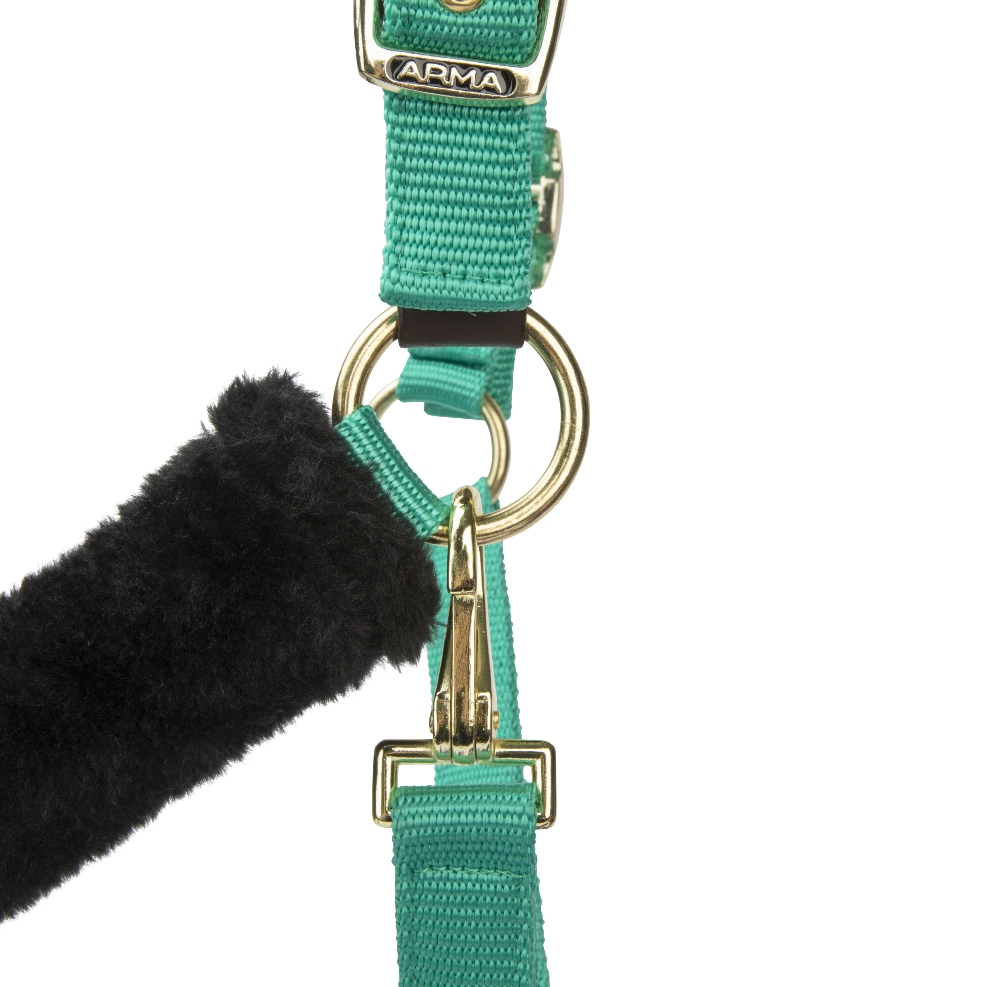 Shires ARMA Fleece Headcollar - Teal - ARMA-10501-TEAL - Bit of Britain