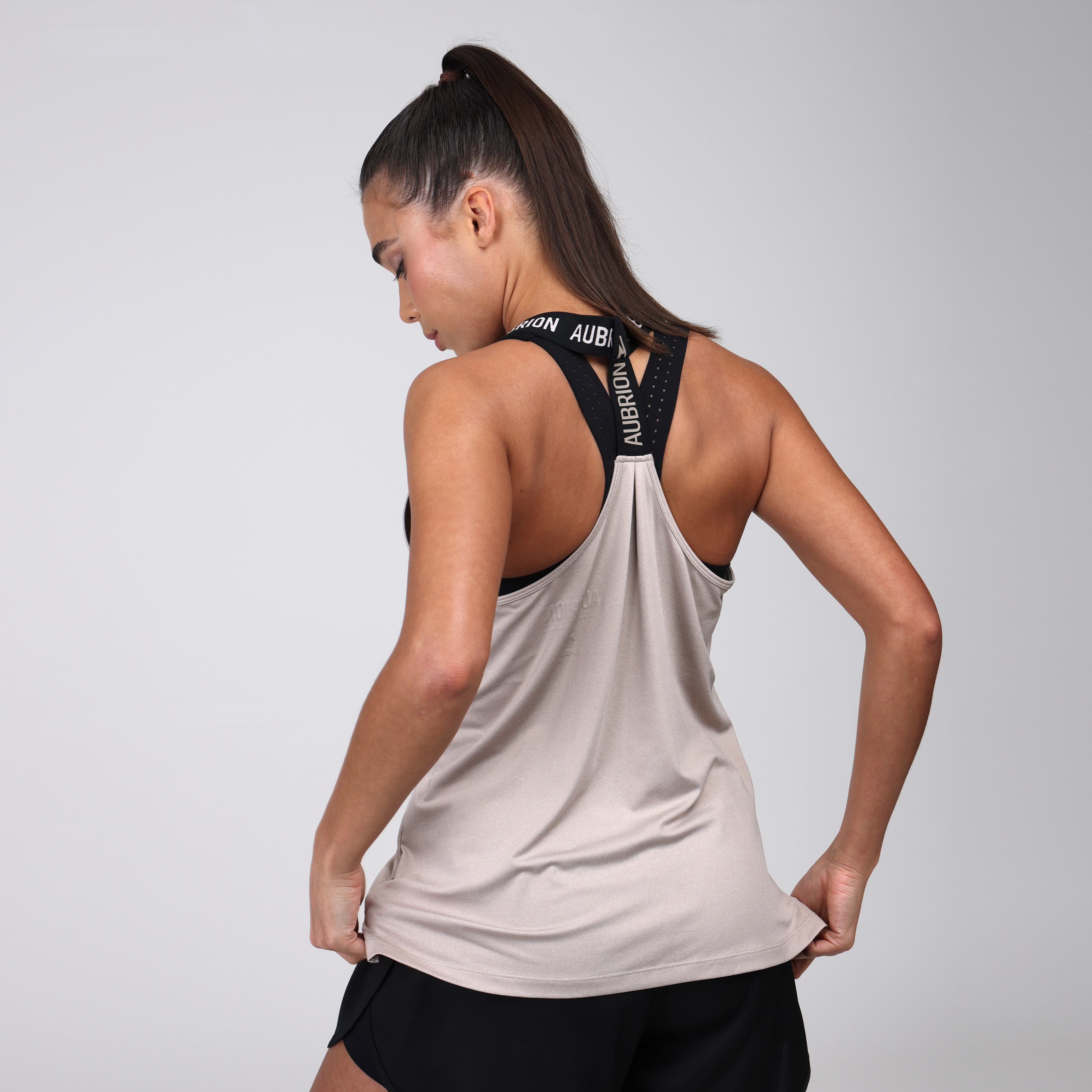 Shires Aubrion Women's React Tech Tank - Sand - Aubrion-10303-SAND ...