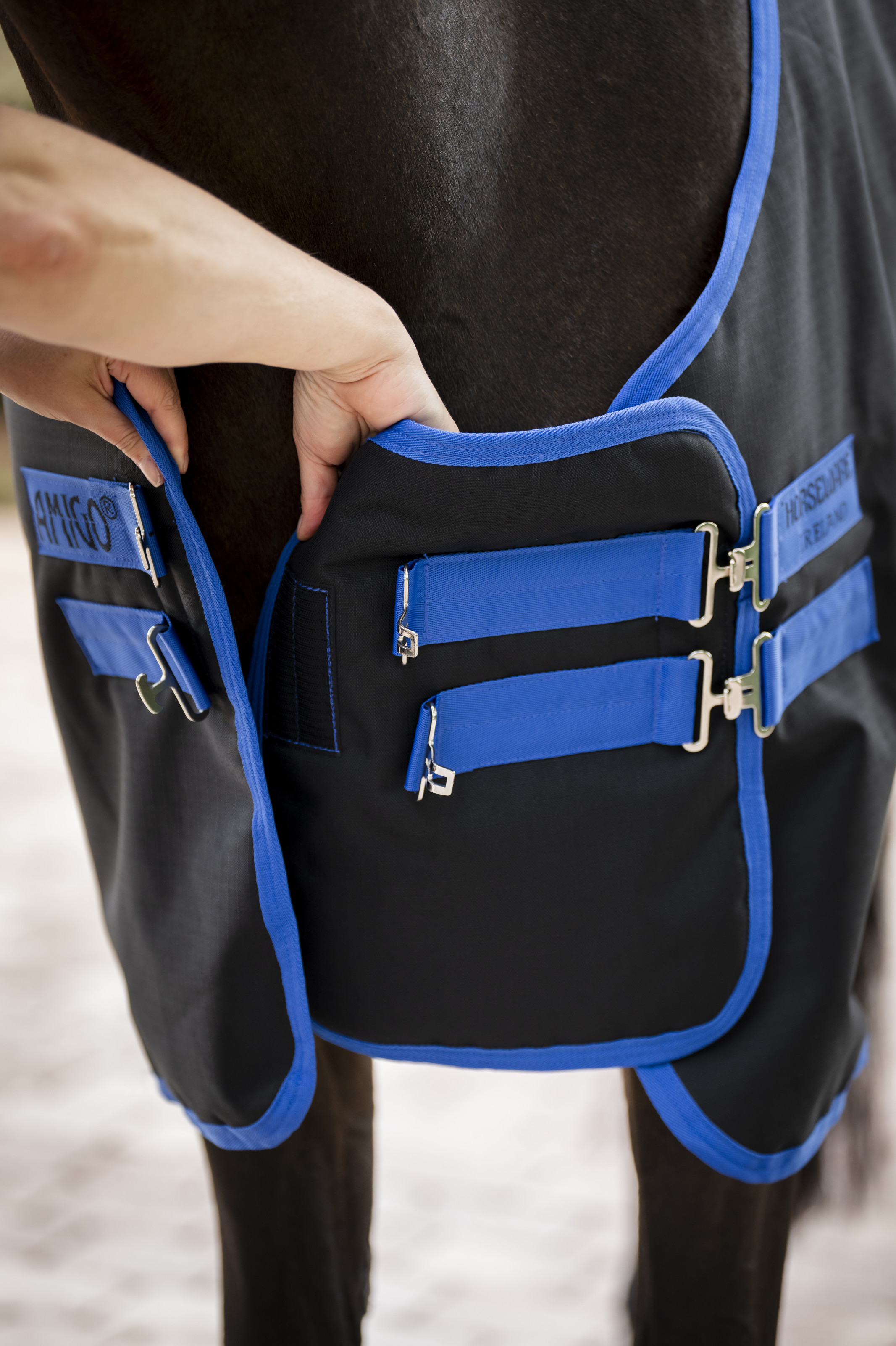 Amigo Straight Front Chest Extender - Black/Classic Blue - Amigo-DZQC00 ...