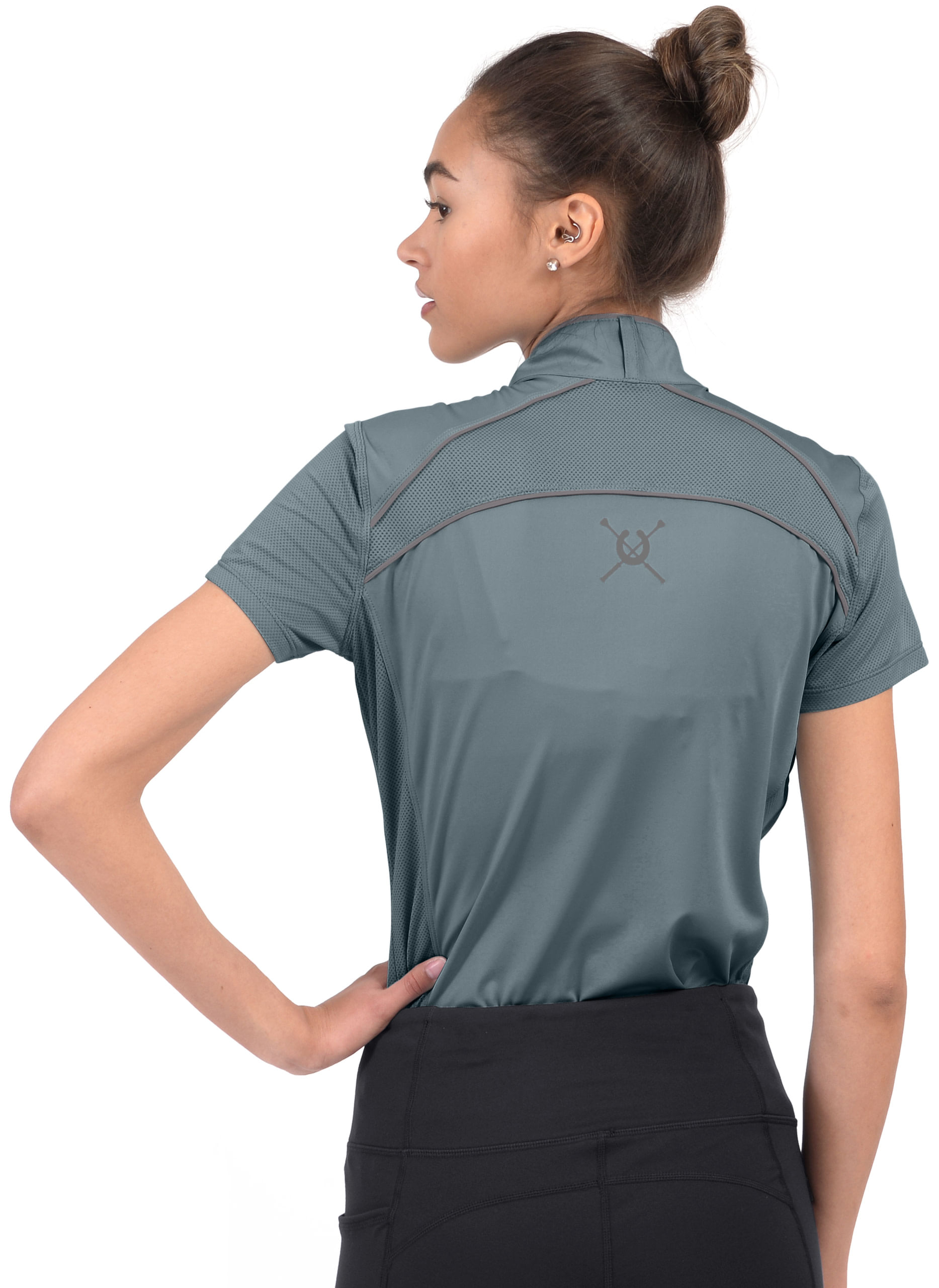 Chestnut Bay Women's Performance Rider SkyCool Sport Short Sleeve Shirt ...