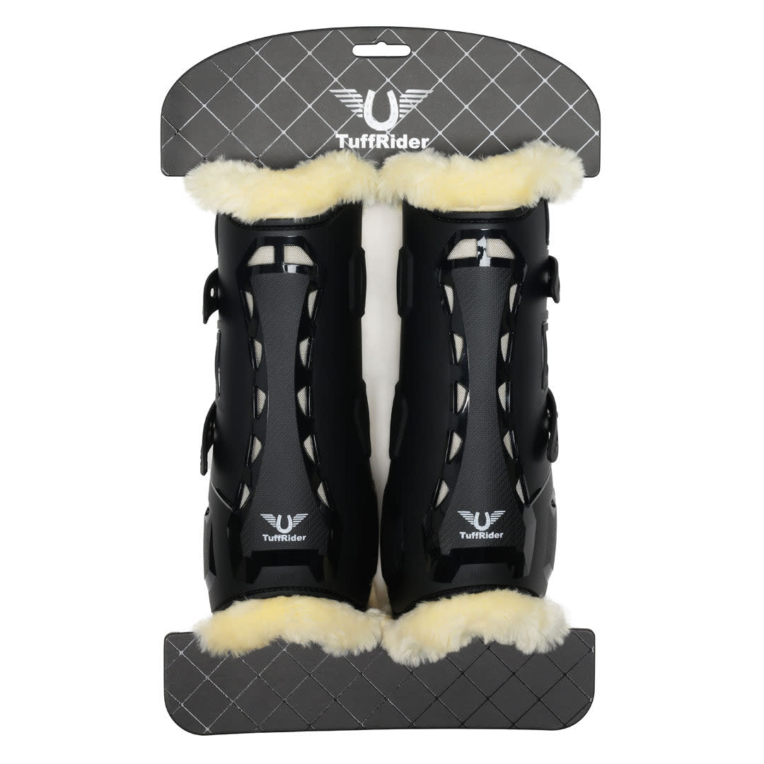 TuffRider Airflow Iron Man Sherpa Fleece Tendon Boots - Black ...