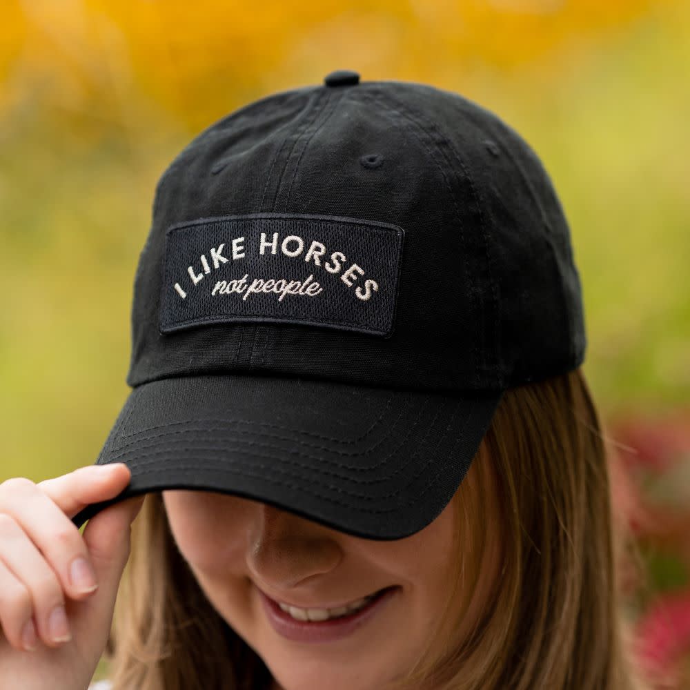 Dapplebay Barn Ball Cap - I Like Horses - Dapplebay-BNX102994-I Like ...