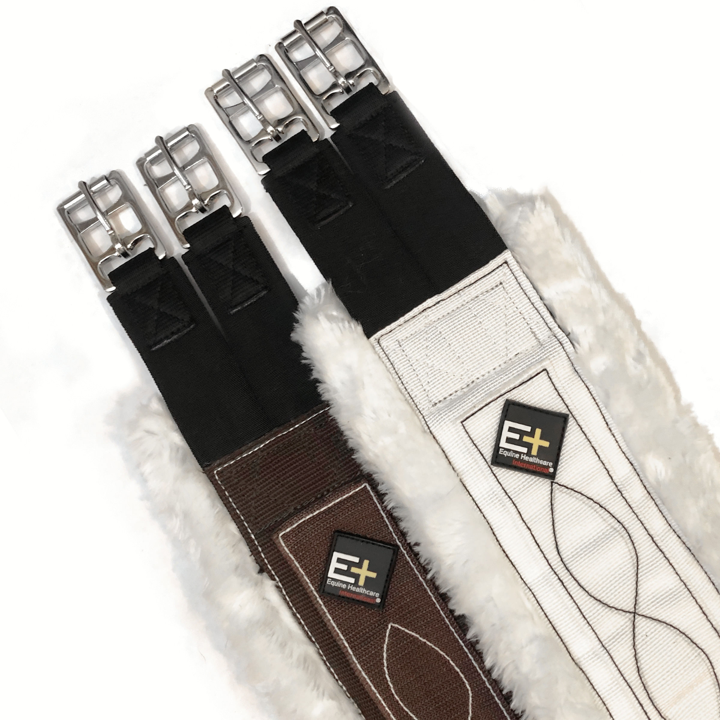 BARGAIN: Pro Series Fleece Girth - 46in - Brown - Bit of Britain